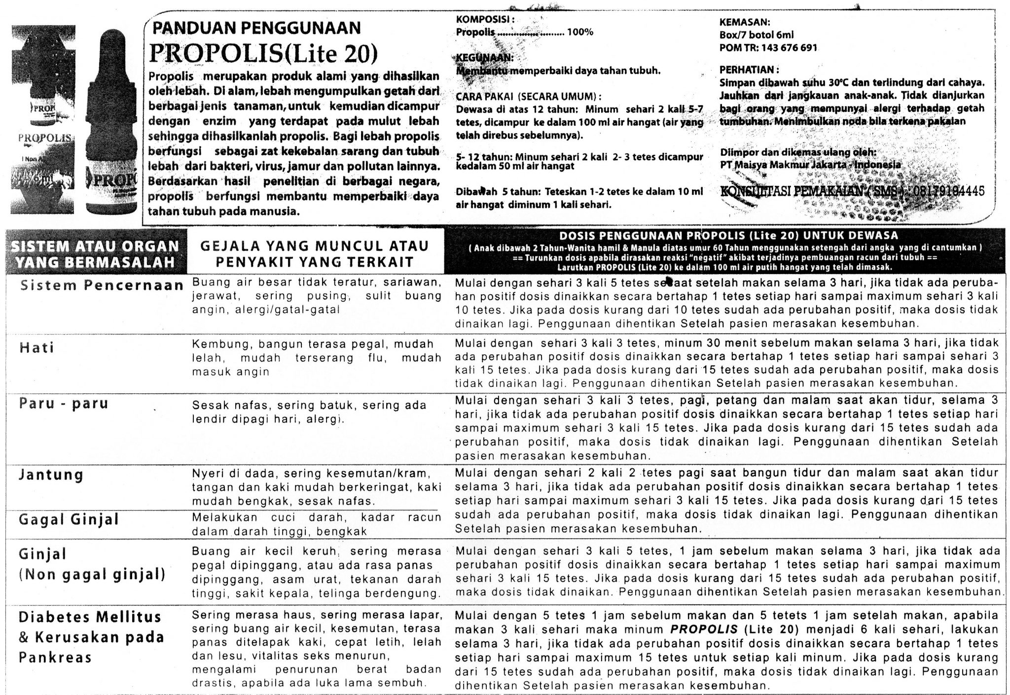Jual Propolis Diamond Lite Semarang √ Gratis Ongkir √ Bisa COD